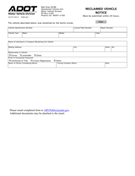 Form 96-0527 - Fill Out, Sign Online and Download Fillable PDF, Arizona ...