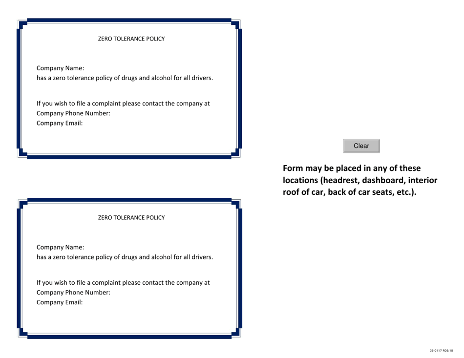 Form 36-0117 - Fill Out, Sign Online and Download Fillable PDF, Arizona ...