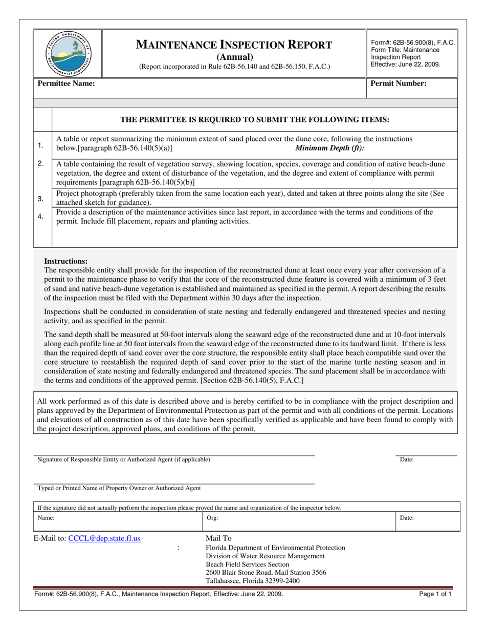 Form 62B-56.900(8) - Fill Out, Sign Online and Download Fillable PDF ...