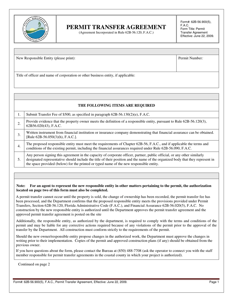 Form 62B-56.900(5) - Fill Out, Sign Online and Download Fillable PDF ...