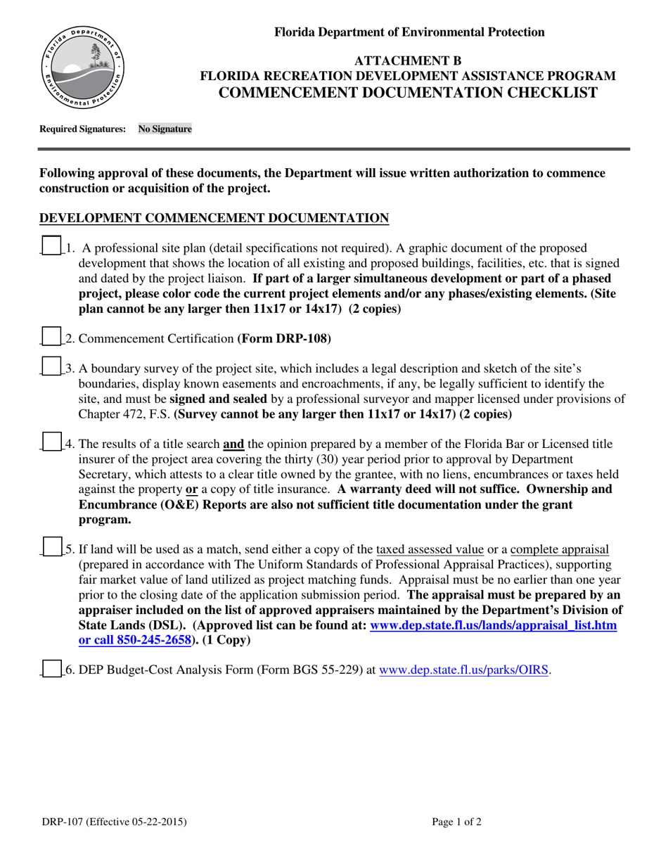 Form DRP-107 Attachment B - Fill Out, Sign Online and Download Fillable ...