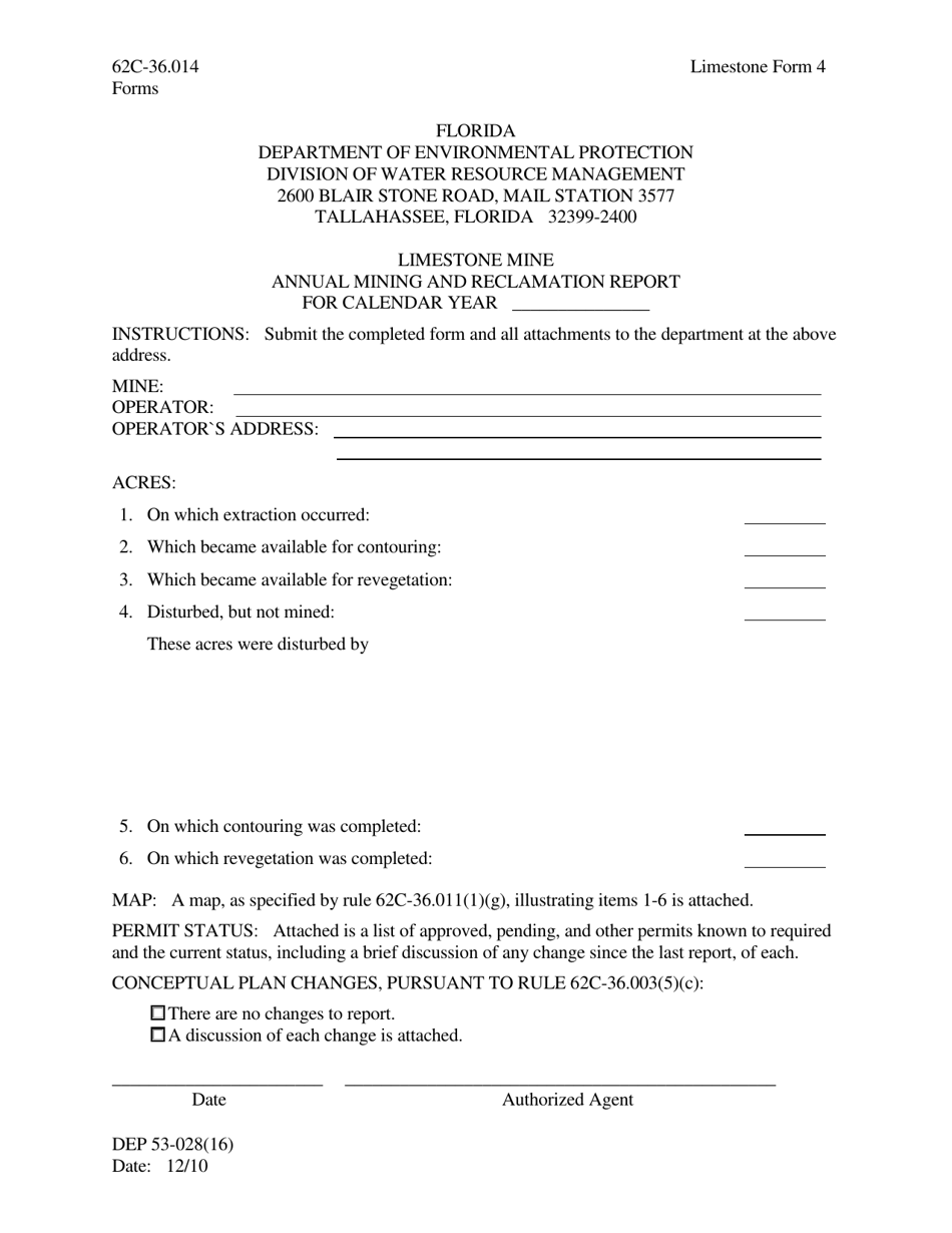 Limestone Form 4 (DEP53-028(16)) - Fill Out, Sign Online and Download ...