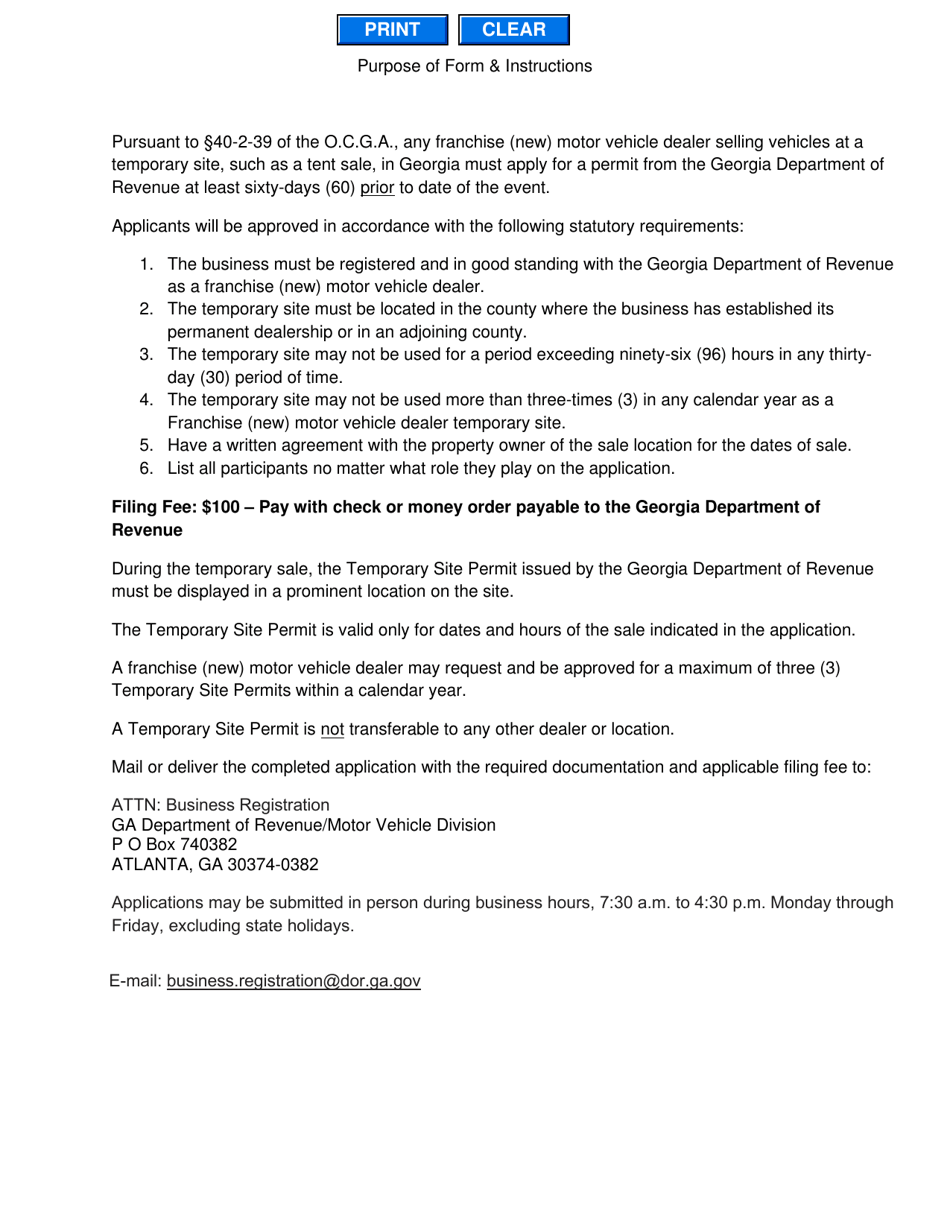 Form T-240 - Fill Out, Sign Online and Download Fillable PDF, Georgia ...