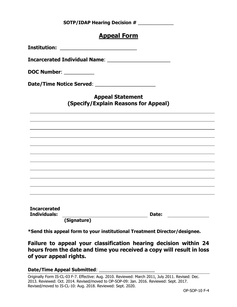 Iowa Appeal Statement (Specify/Explain Reasons for Appeal) - Fill Out ...