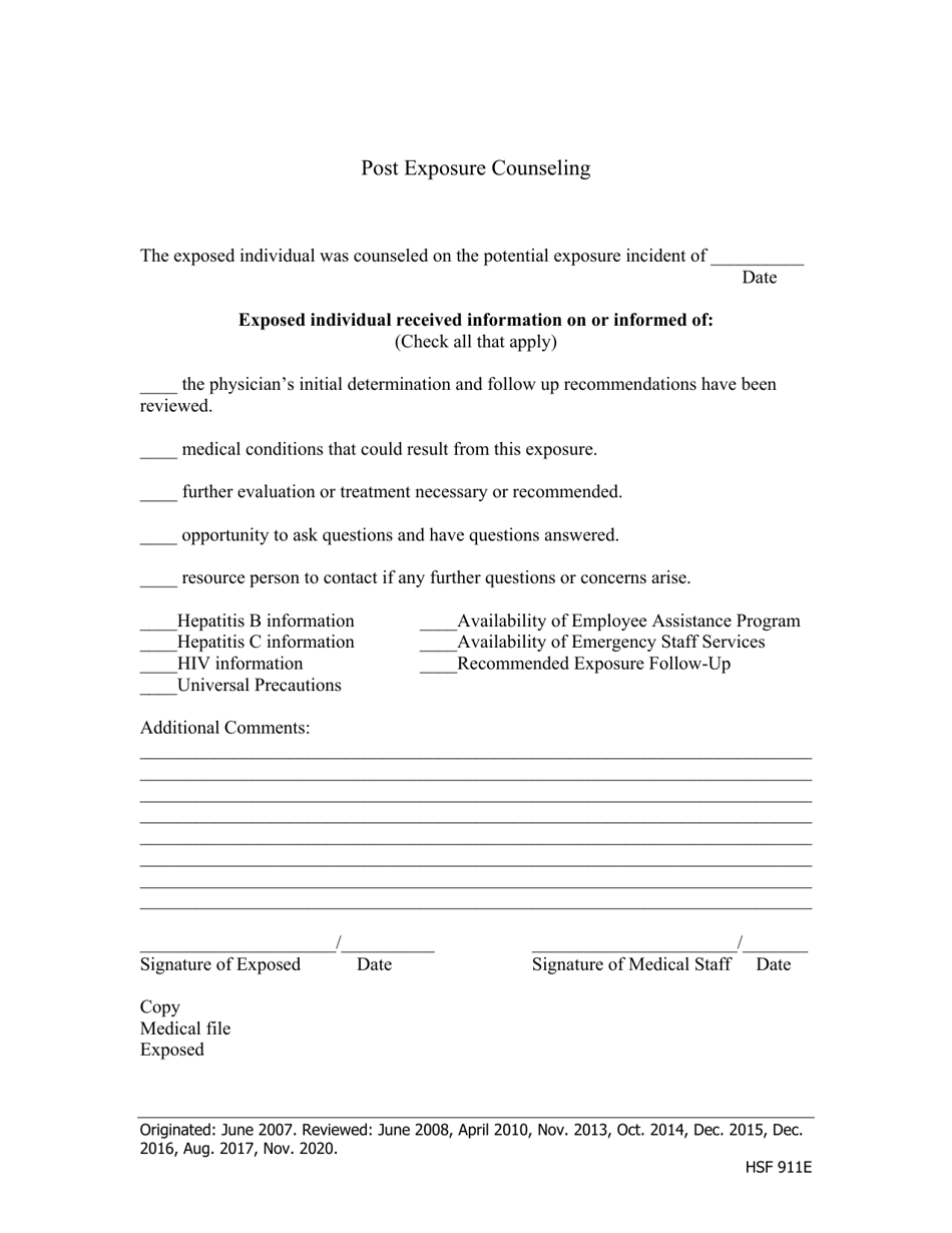Iowa Post Exposure Counseling - Fill Out, Sign Online and Download PDF ...