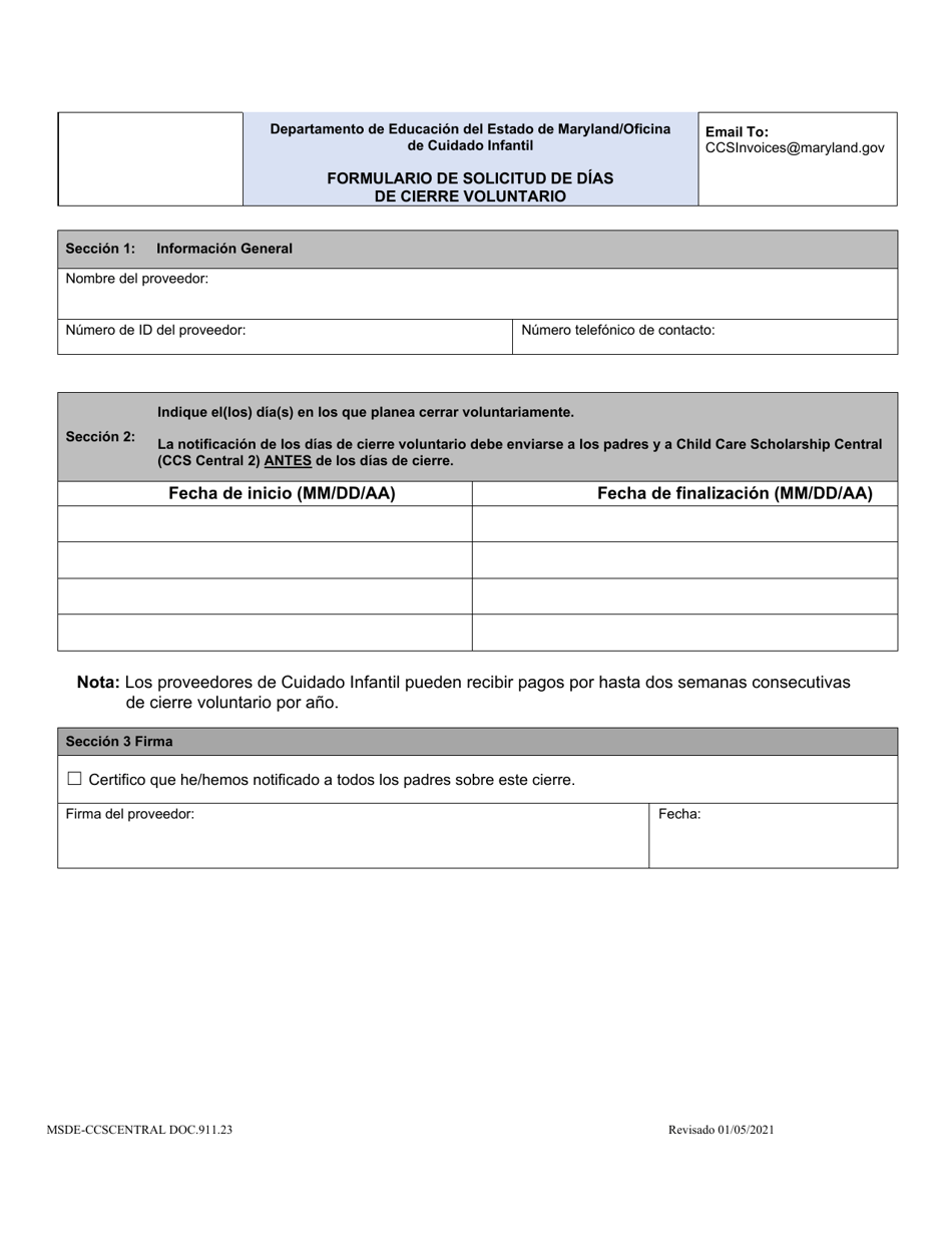 Formulario DOC.911.23 - Fill Out, Sign Online and Download Fillable PDF ...