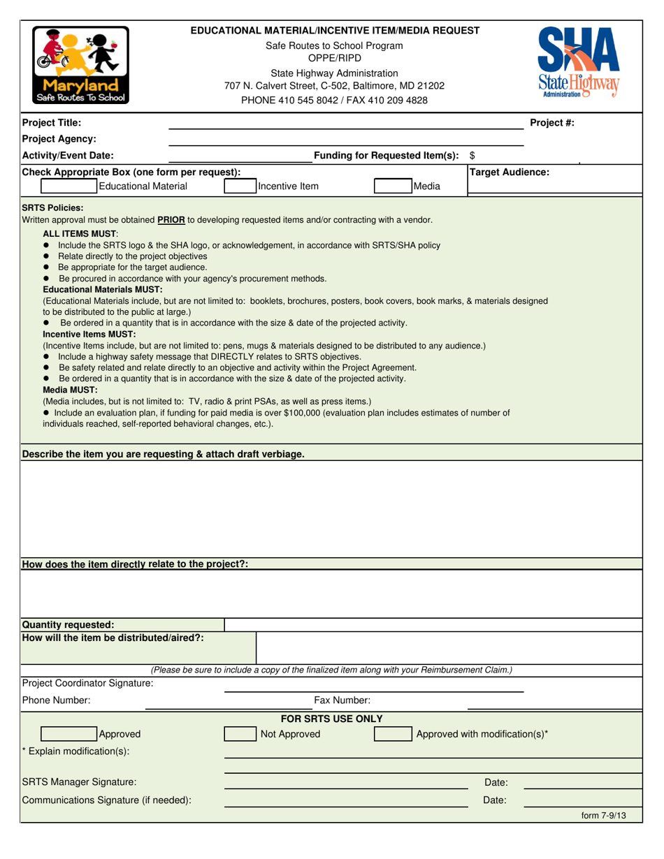 Form 7 - Fill Out, Sign Online and Download Printable PDF, Maryland ...