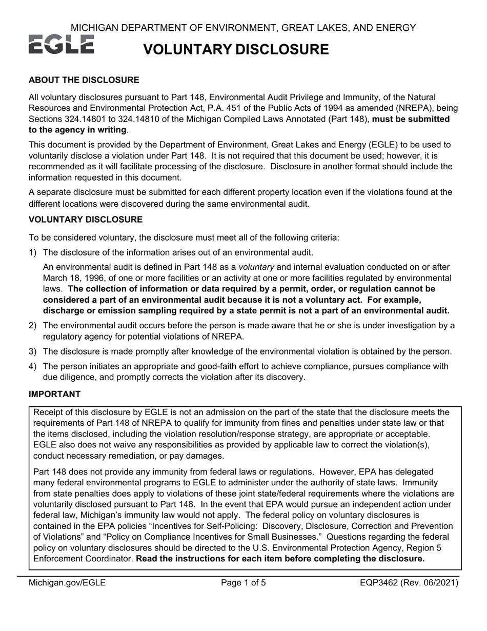 Form EQP3462 - Fill Out, Sign Online and Download Fillable PDF ...