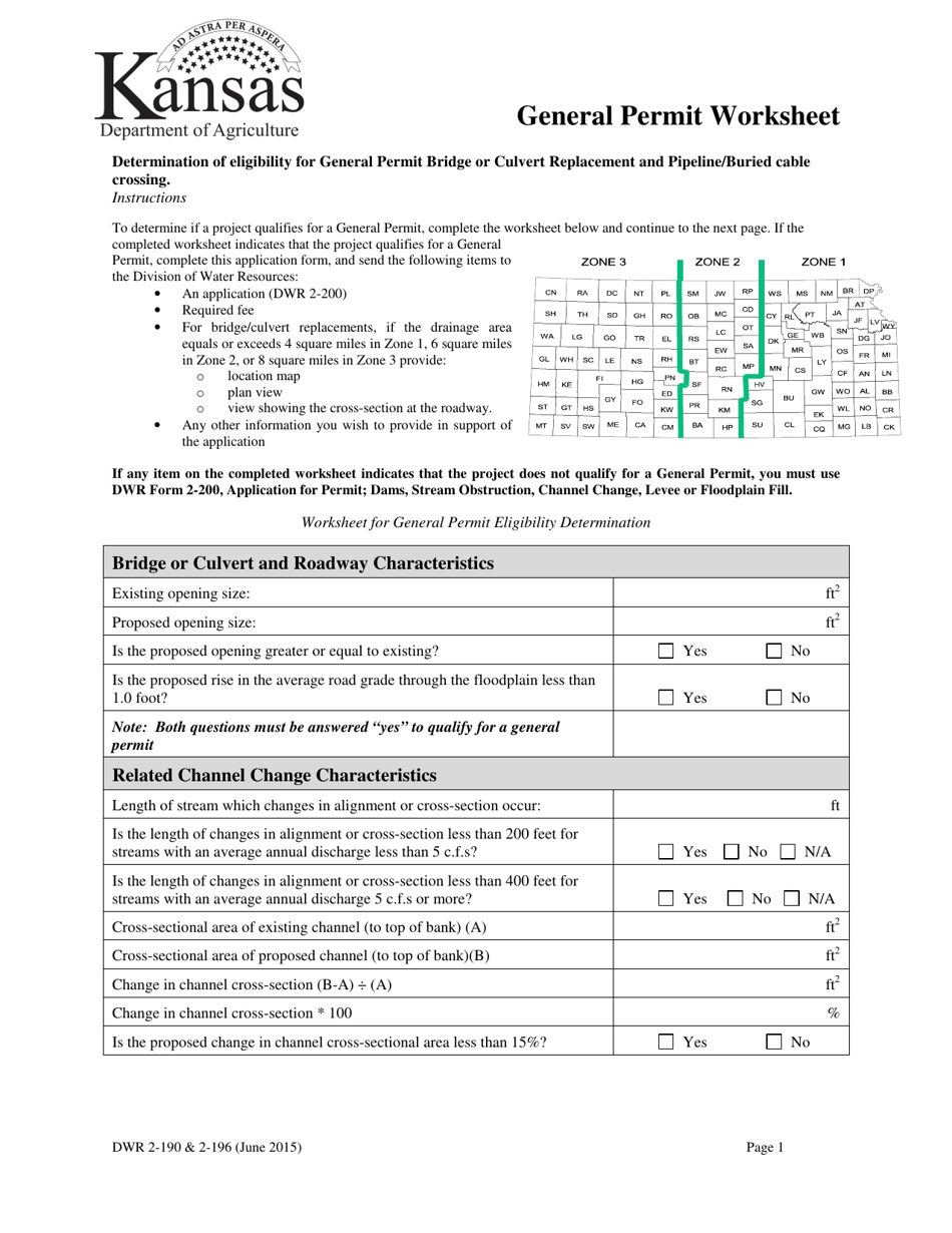 Form DWR2-190 (DWR2-196) - Fill Out, Sign Online and Download Fillable ...