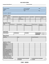 Mississippi Gas Check Form - Fill Out, Sign Online and Download PDF ...