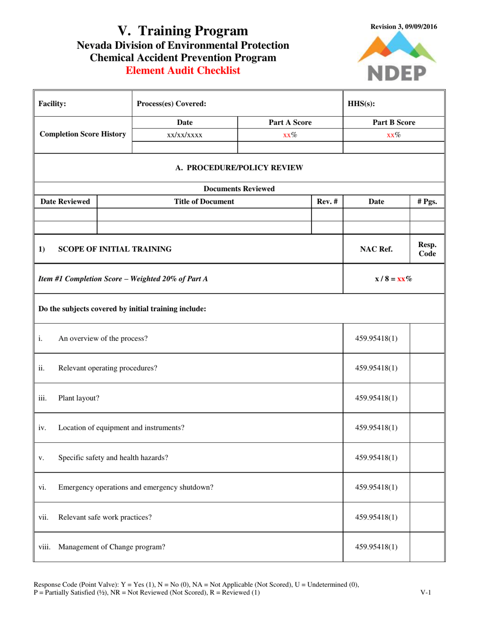 Form V - Fill Out, Sign Online and Download Printable PDF, Nevada ...
