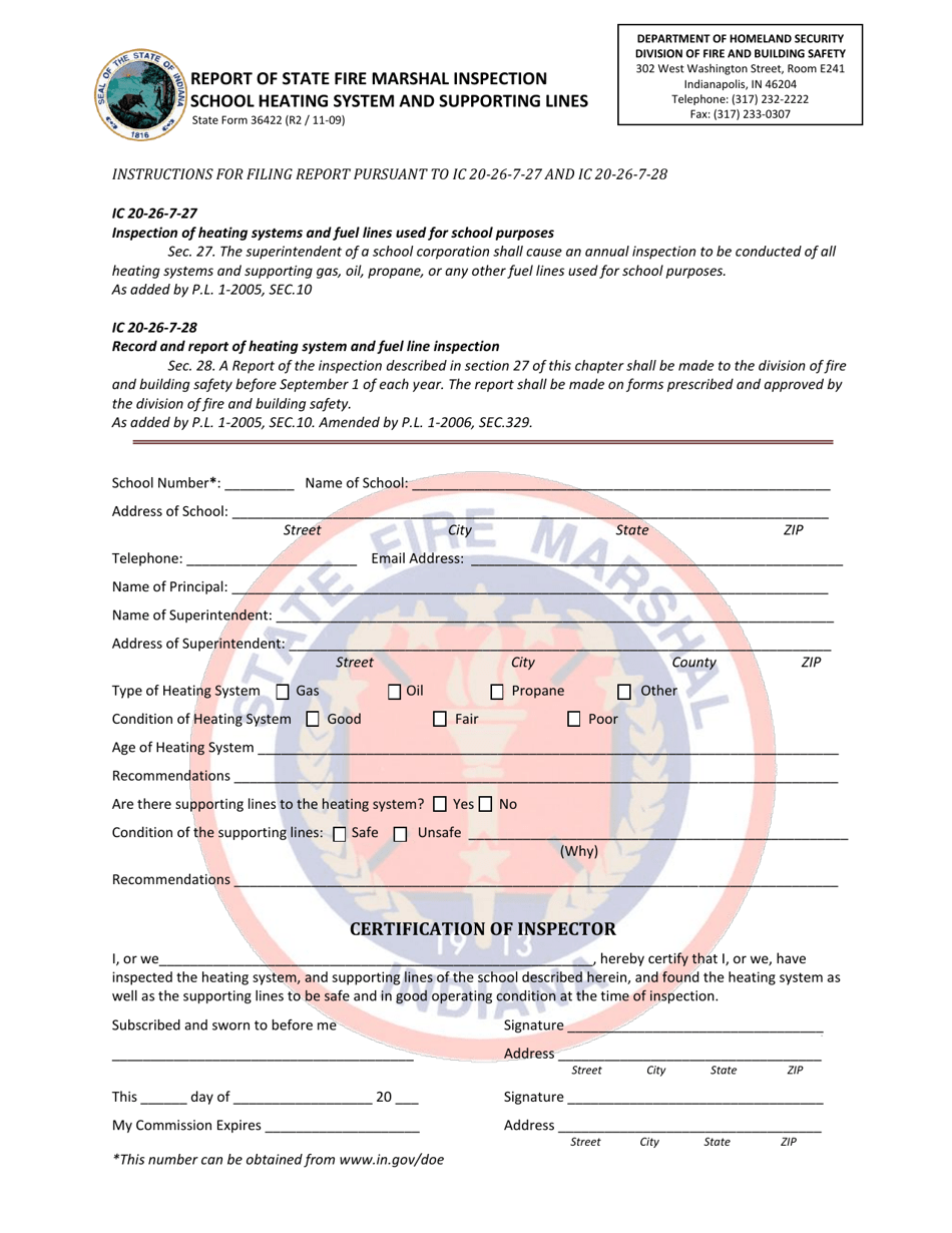 State Form 36422 - Fill Out, Sign Online and Download Printable PDF ...
