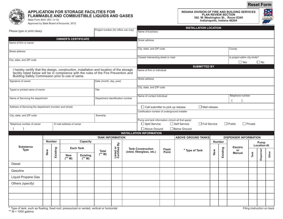State Form 8451 - Fill Out, Sign Online and Download Fillable PDF ...