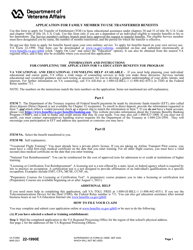 VA Form 22-1990E Download Fillable PDF or Fill Online Application for ...