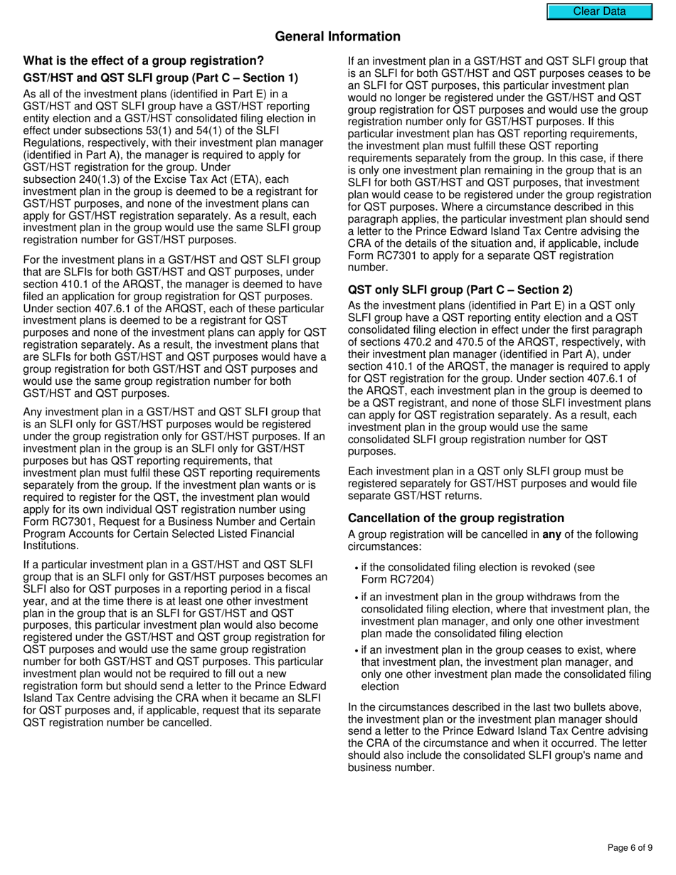 Form RC7202 - Fill Out, Sign Online and Download Fillable PDF, Canada ...