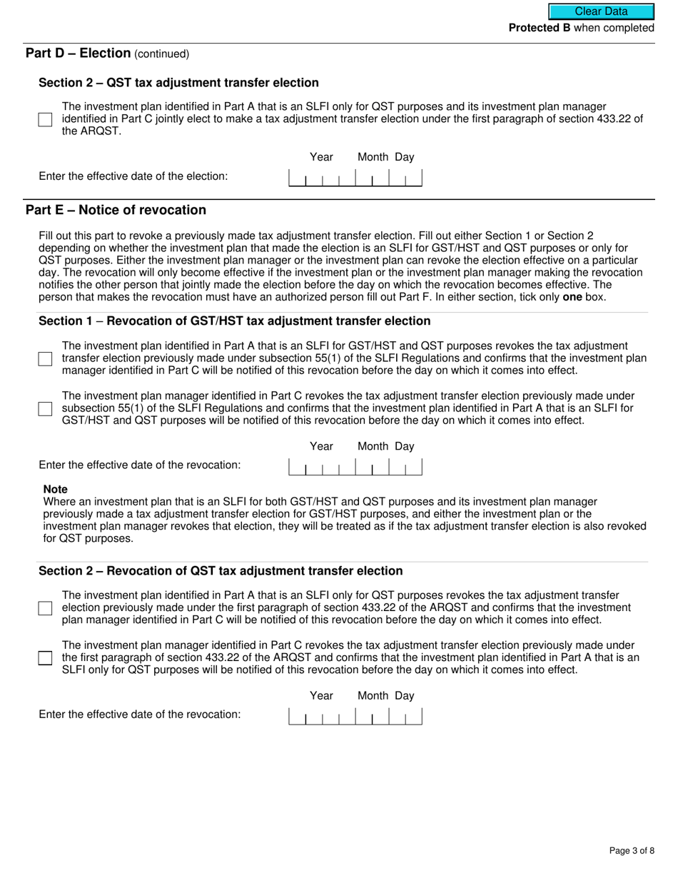Form RC7203 - Fill Out, Sign Online and Download Fillable PDF, Canada ...