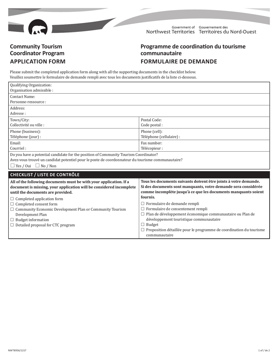 Form NWT8956 - Fill Out, Sign Online and Download Fillable PDF ...