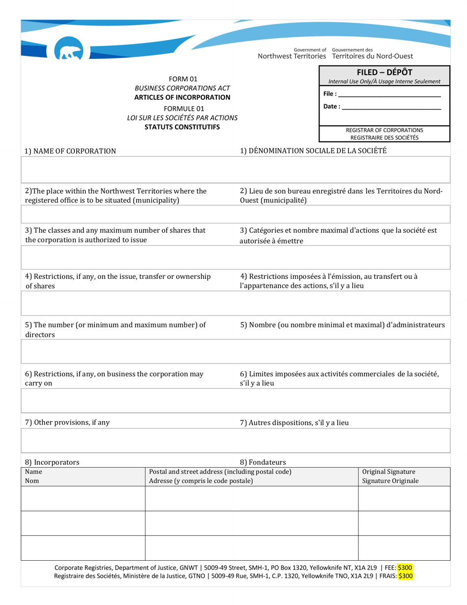Form 01 - Fill Out, Sign Online and Download Fillable PDF, Northwest ...