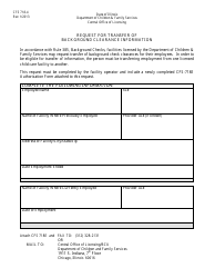 Form CFS718-4 Download Fillable PDF or Fill Online Request for Transfer ...