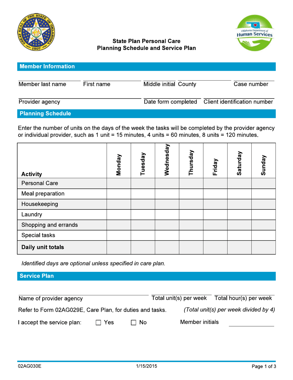 Form 02AG030E (AG-005) - Fill Out, Sign Online and Download Fillable ...