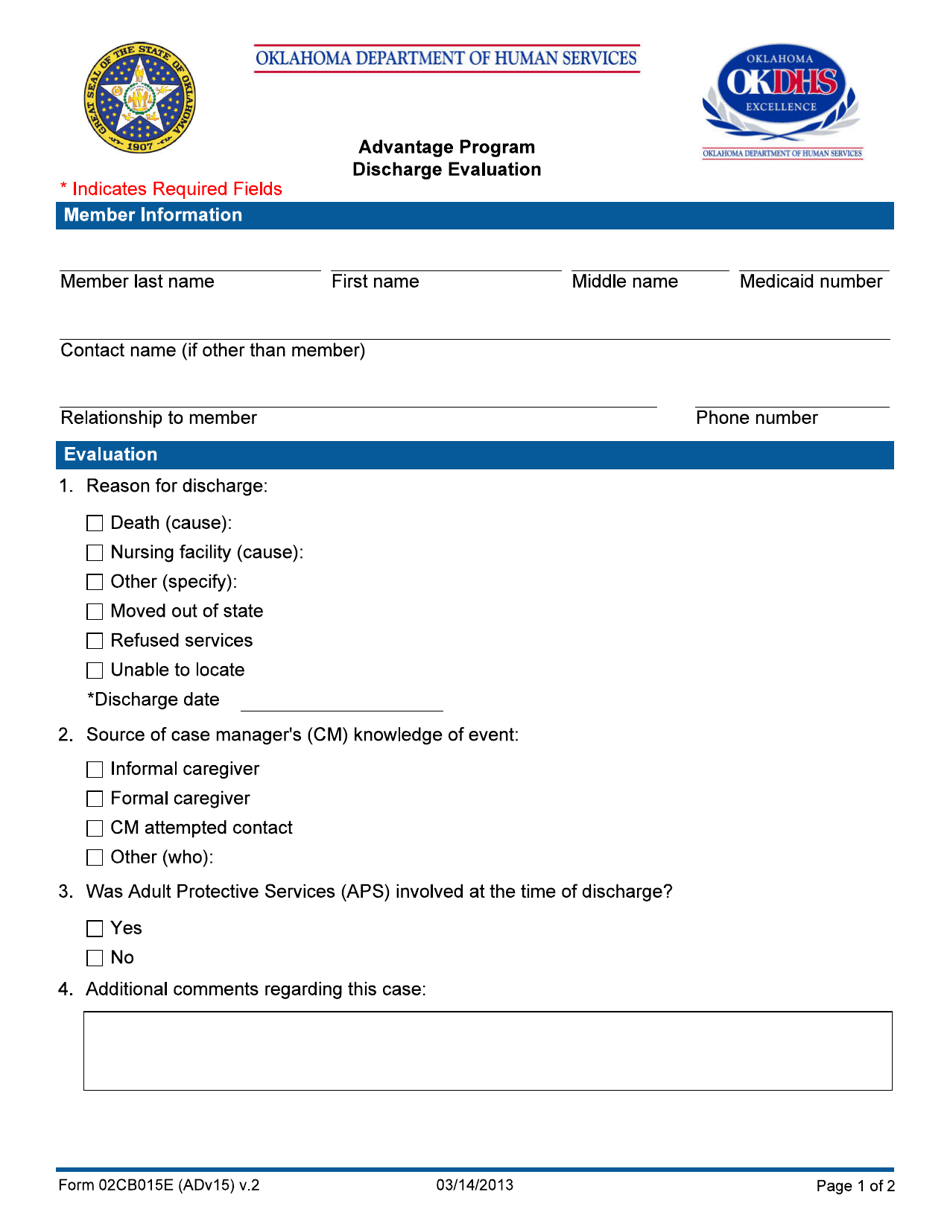 Form 02CB015E (ADv15) - Fill Out, Sign Online and Download Fillable PDF ...