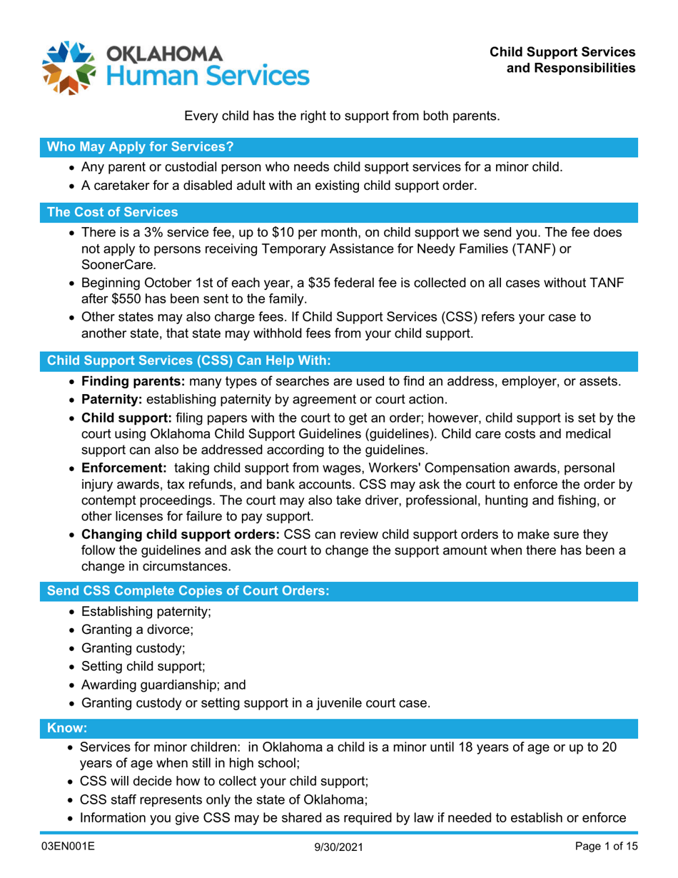 Form 03EN001E (CSED-1) - Fill Out, Sign Online and Download Fillable ...