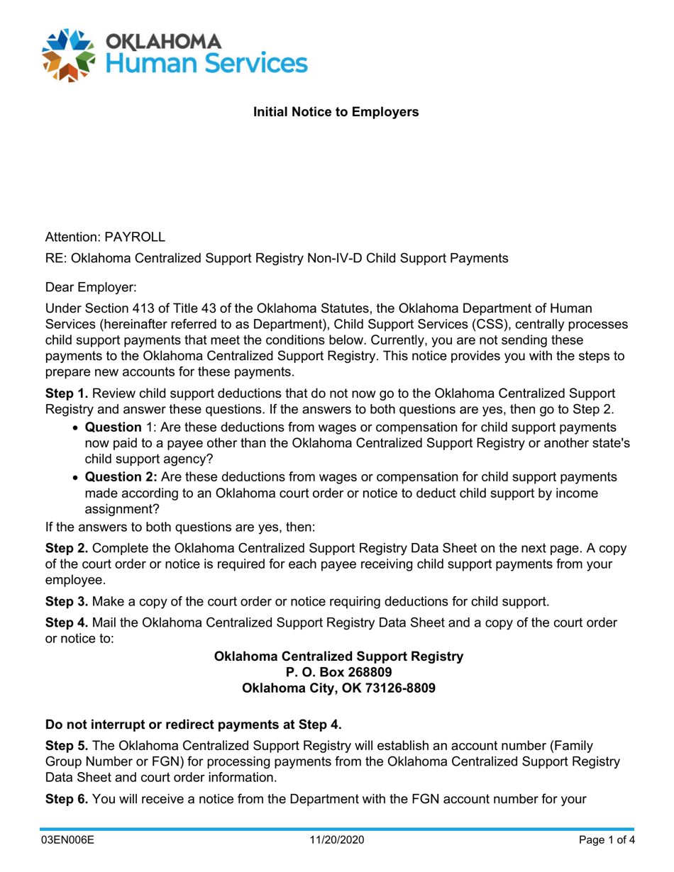 Form 03EN006E - Fill Out, Sign Online and Download Fillable PDF ...