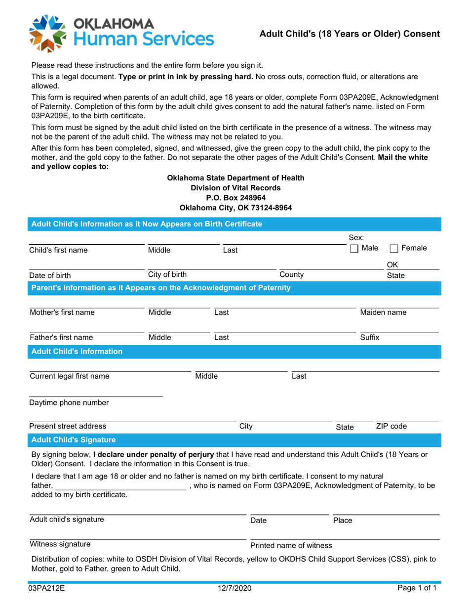 Form 03PA212E (CSED-209-C) - Fill Out, Sign Online and Download ...