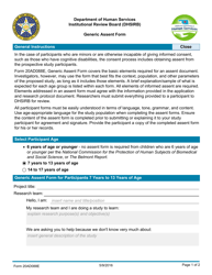 Florida Research Acknowledgement Form - Institutional Review Board Download Printable PDF ...