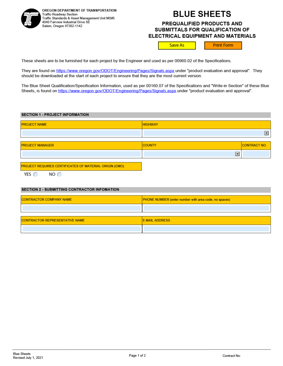 Oregon Blue Sheets - Fill Out, Sign Online and Download PDF ...