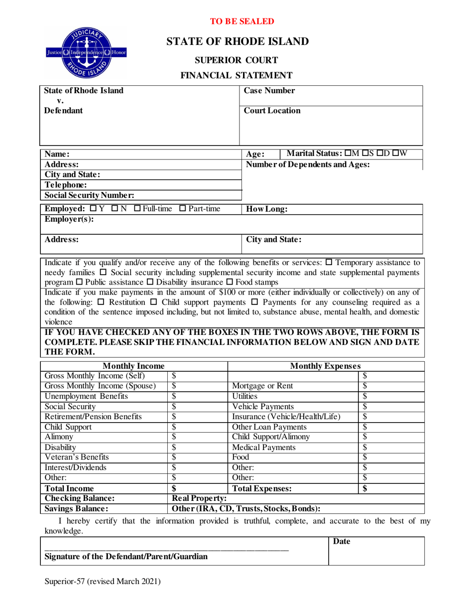Form Superior-57 - Fill Out, Sign Online and Download Fillable PDF ...