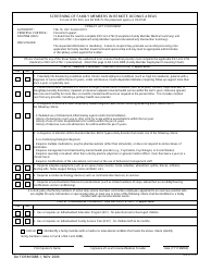 DA Form 5888-1 Download Fillable PDF or Fill Online Screening of Family ...