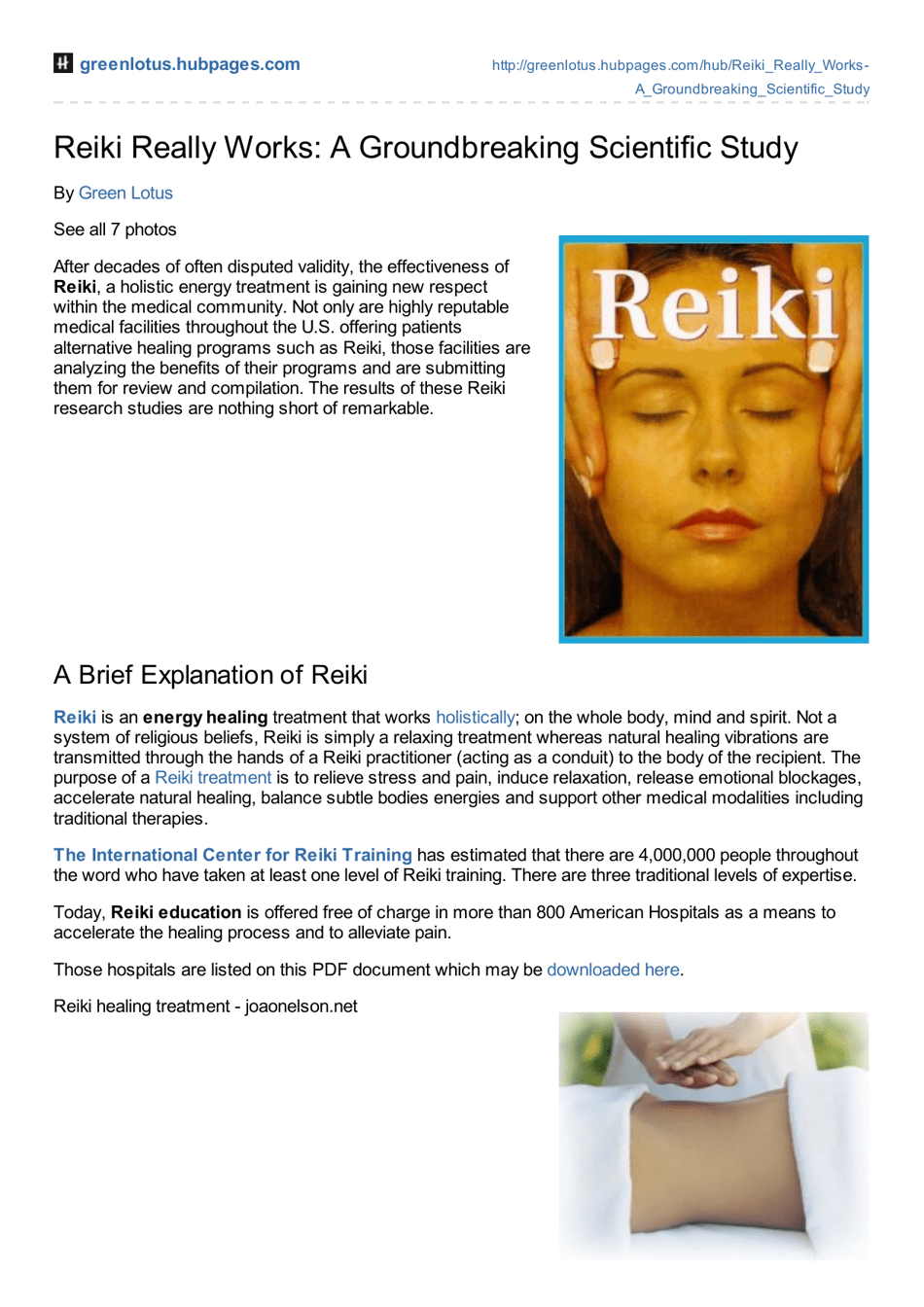 Reiki Really Works: a Groundbreaking Scientific Study - Green Lotus ...