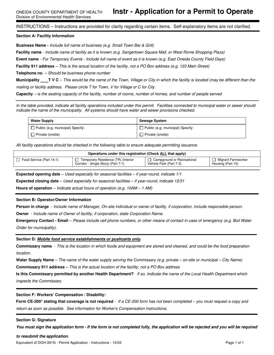 Download Instructions for Application for a Permit to Operate PDF ...