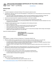 Form MV11 Download Fillable PDF or Fill Online Application for ...