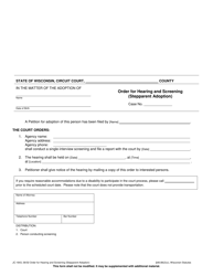 Form JC-1643 - Fill Out, Sign Online and Download Printable PDF, Wisconsin | Templateroller