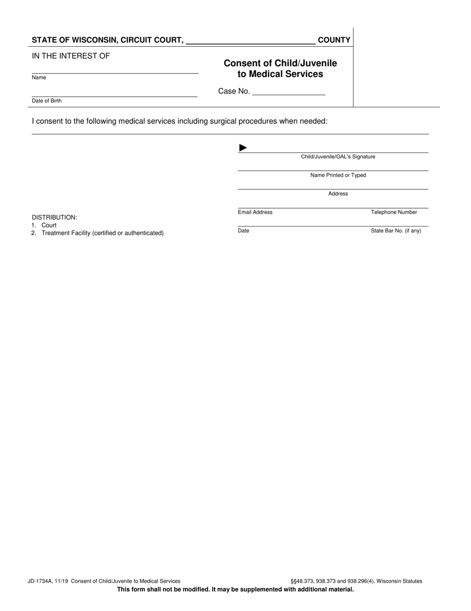 Form JD-1734A - Fill Out, Sign Online and Download Printable PDF ...