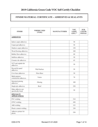 Form CDD-0179 Download Printable PDF or Fill Online 2019 California ...