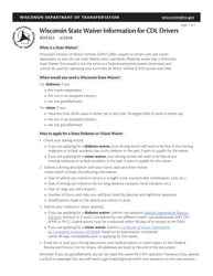 Wisconsin Department of Transportation Forms PDF templates. download ...