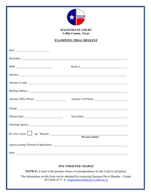 Clerk's Office - Collin County, Texas Forms PDF templates. download ...