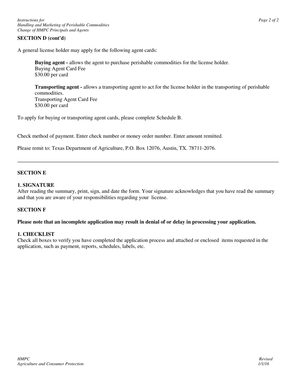 Download Instructions for Form RPC-403 Handling and Marketing of Perishable Commodities Change ...
