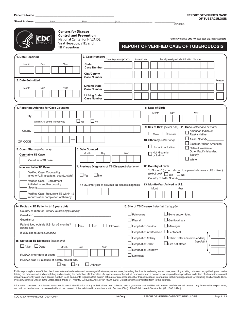 Form CDC72.9 - Fill Out, Sign Online and Download Fillable PDF ...