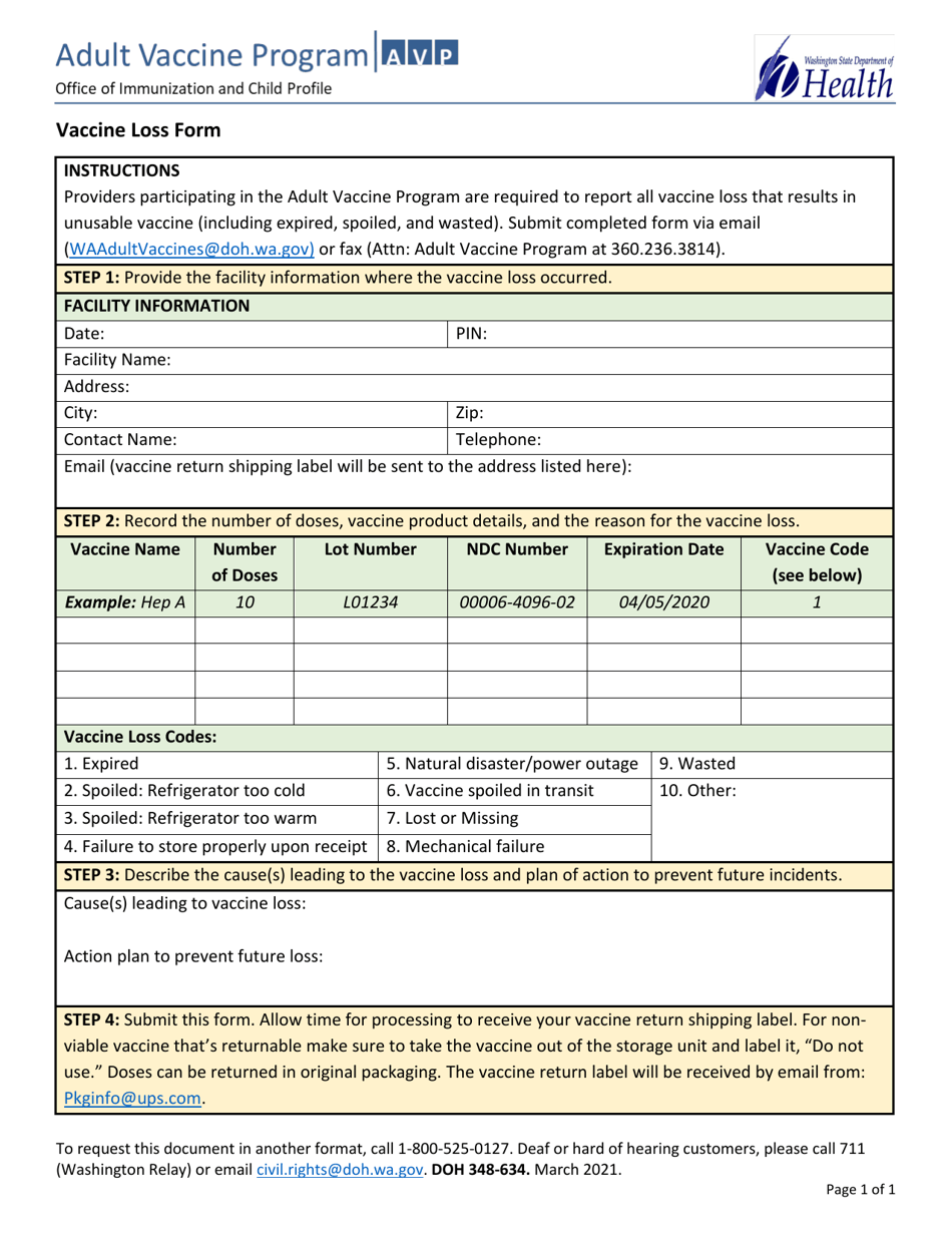Fillable Doh Form 348 - Printable Forms Free Online