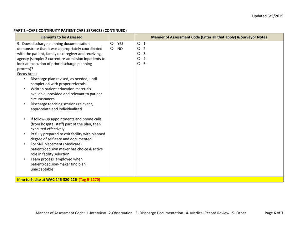 Washington Care Continuity Worksheet, State Surveyor Worksheet - Fill ... Washington Care Continuity Worksheet, State Surveyor Worksheet - Fill ...