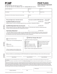 Utah Pehp Flex$ Salary Reduction Agreement - Fill Out, Sign Online and ...