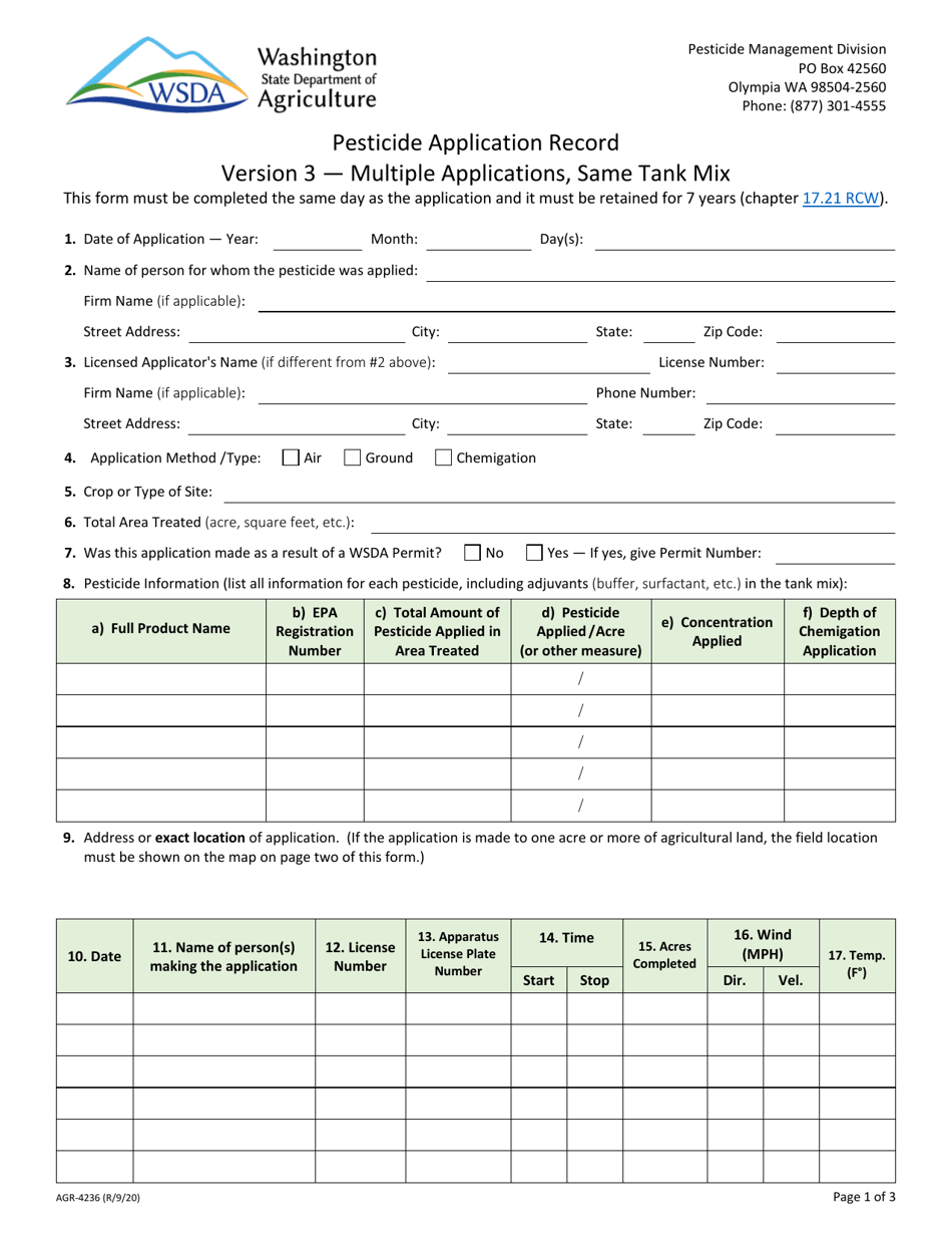 AGR Form 4236 - Fill Out, Sign Online and Download Fillable PDF ...