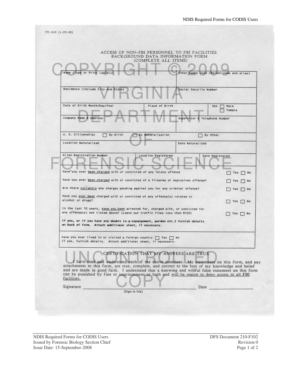 DFS Form 210-F102 - Fill Out, Sign Online and Download Printable PDF ...