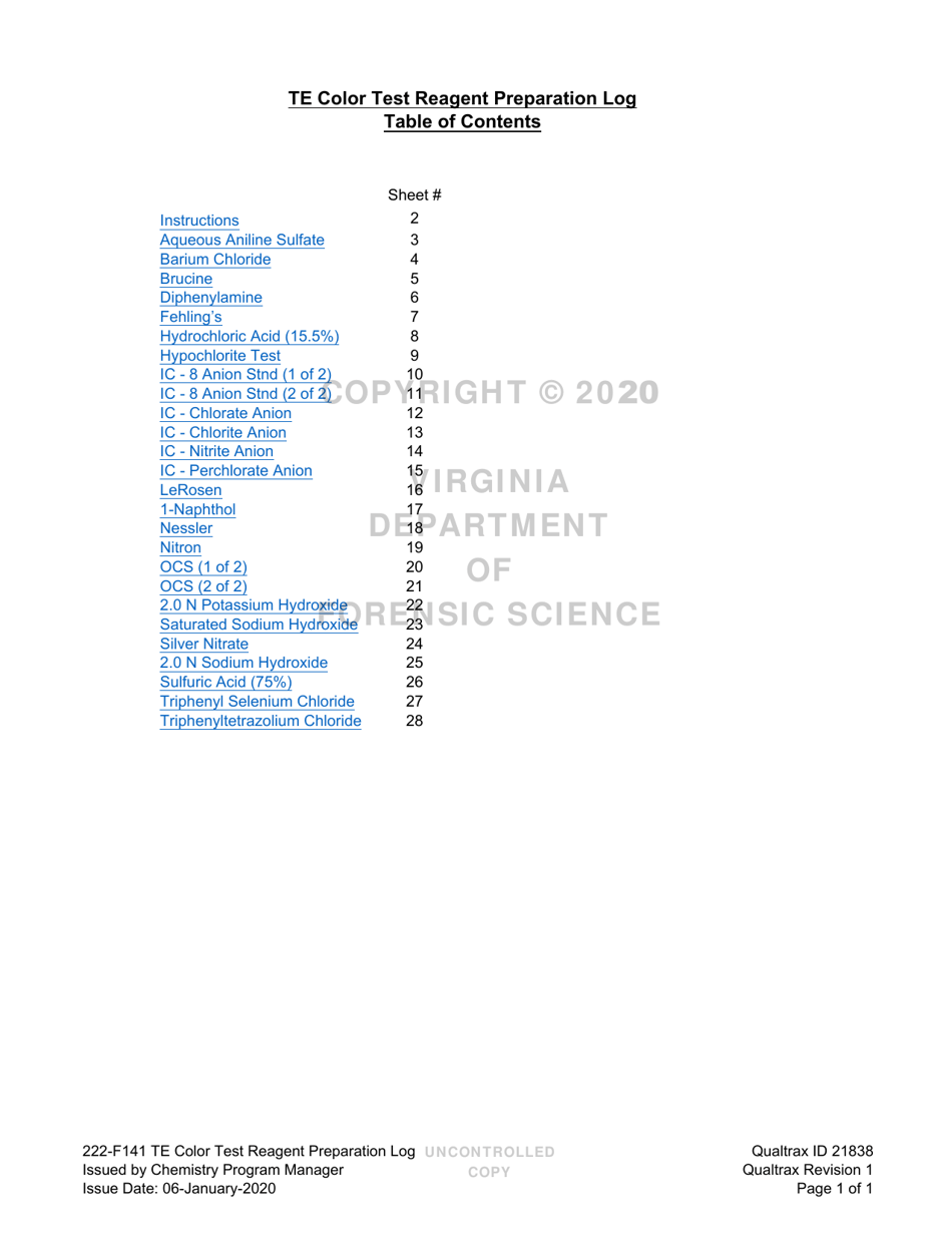 DFS Form 222-F141 - Fill Out, Sign Online and Download Printable PDF ...