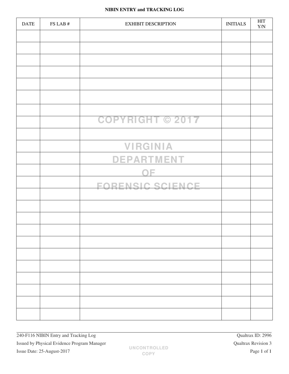 DFS Form 240-F116 - Fill Out, Sign Online and Download Printable PDF ...