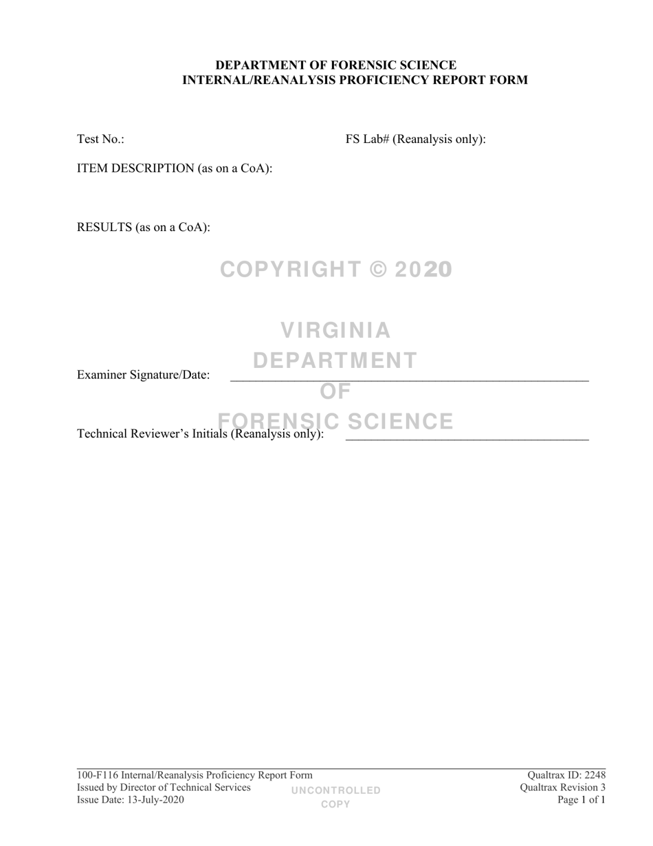 DFS Form 100-F116 - Fill Out, Sign Online and Download Printable PDF ...
